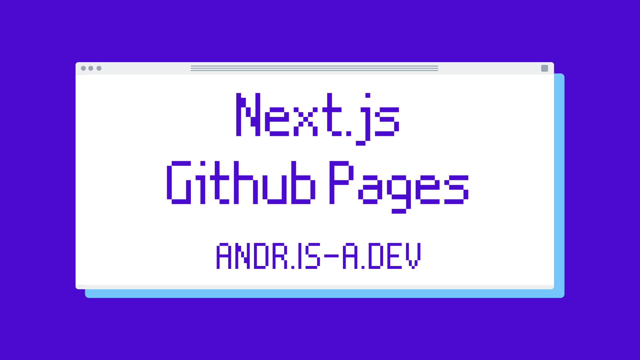 Deploy Your Next js Website To Github Pages Andrianina Rabakoson
